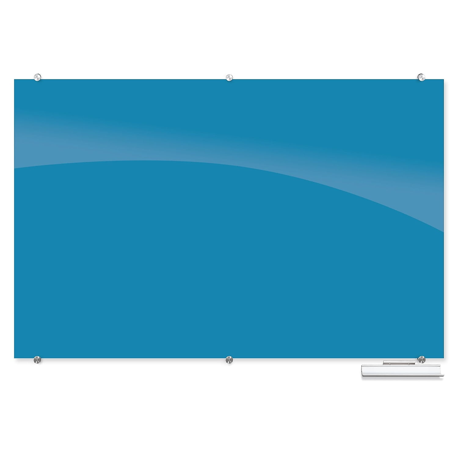 Best-Rite Visionary Colors Magnetic Glass Dry Erase Whiteboard 47.24" x ...