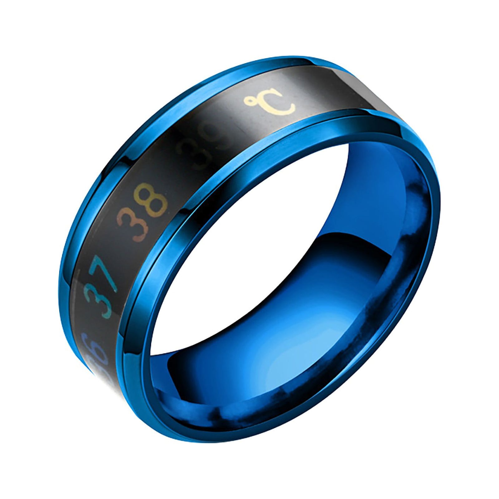 Best Sale! WEANT Couple's Temperature Ring Physical Induction Folding ...