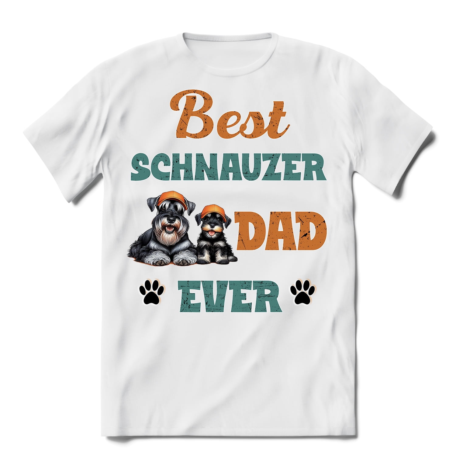 Best Schnauzer Dad Ever Happy Father's Day Shirt T-shirt Unisex Merch ...