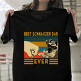 Best Schnauzer Ever Dog Breed Pet Lover Gift Art Typography Unisex T ...