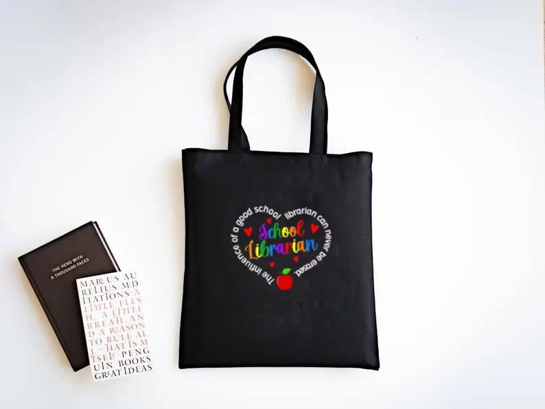 Best School Librarian Appreciation Library Worker Tote Bags - Walmart.com