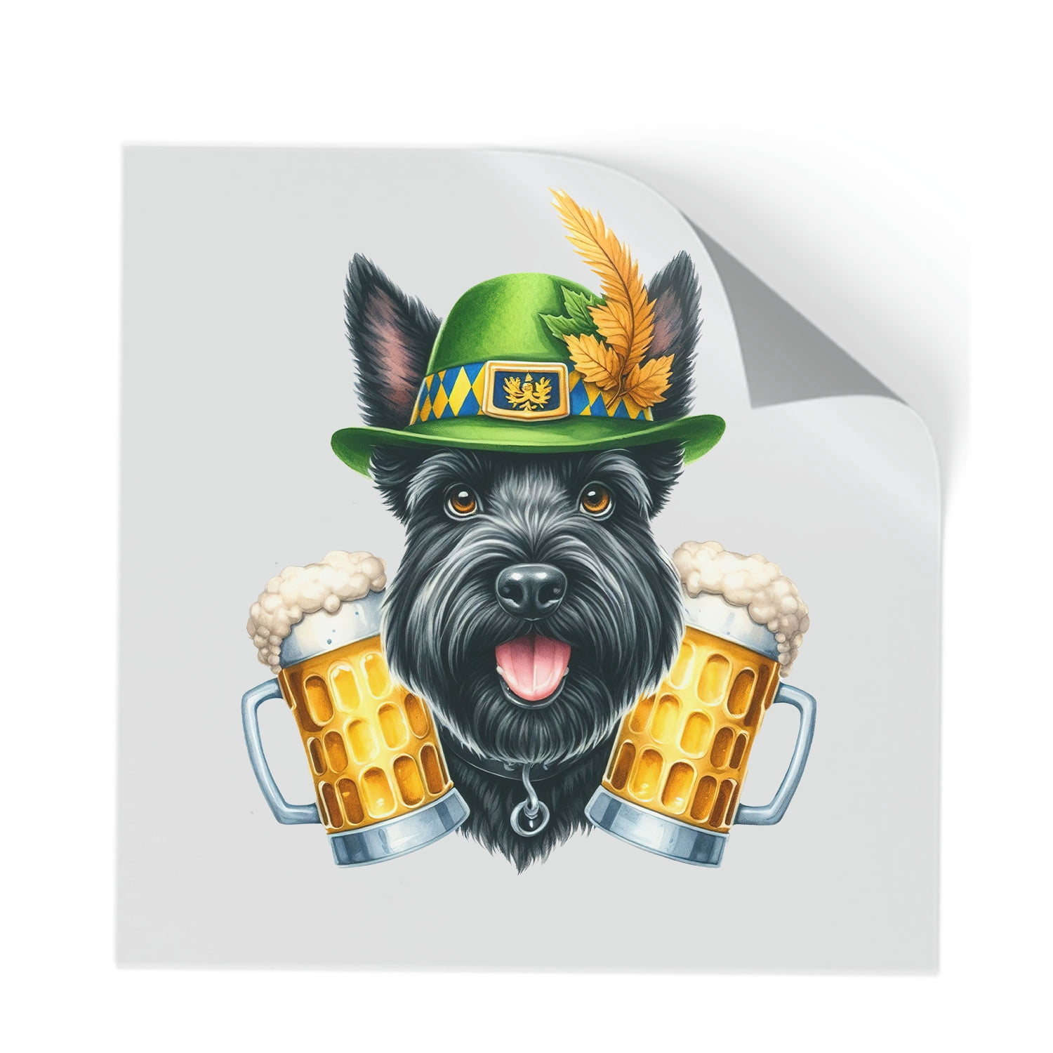Best Scottish Terrier Dad Proud Beer Lover Happy Oktoberfest Cutout ...
