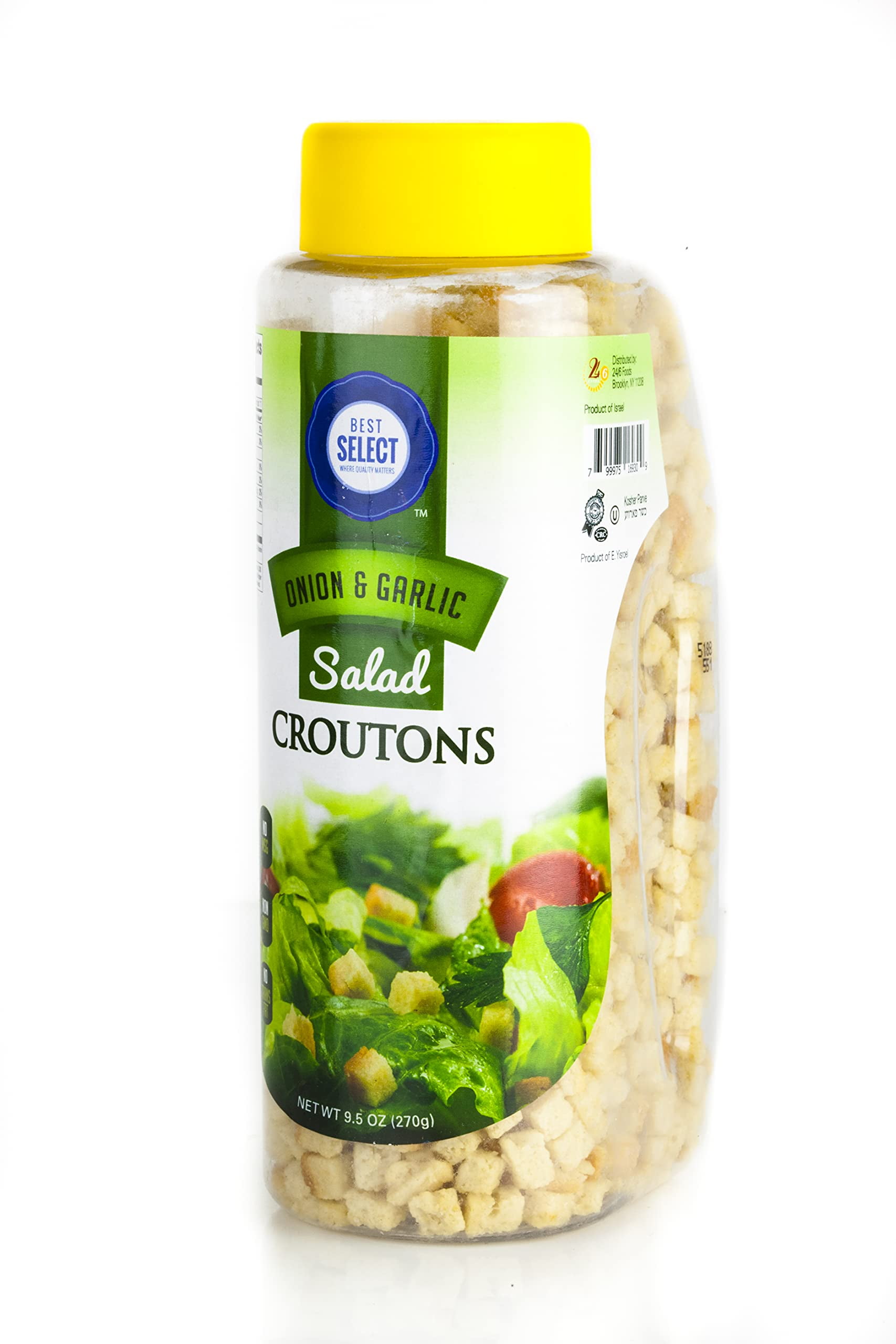 Best Select 15 Oz Onion & Garlic Croutons for Salad Toppings | Kosher ...