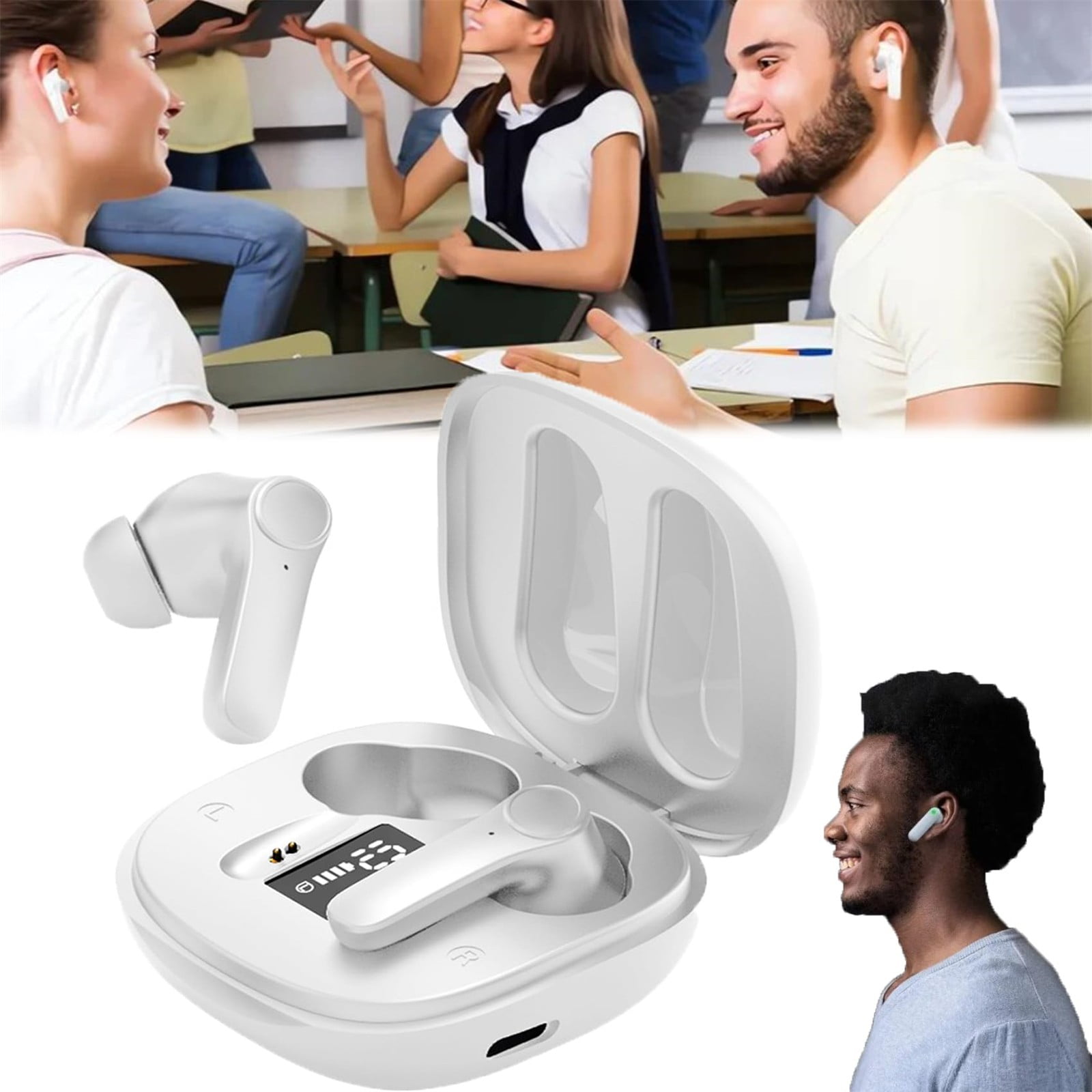 Translation Headphones Ai Translation Earbuds Real Time AI Language ...