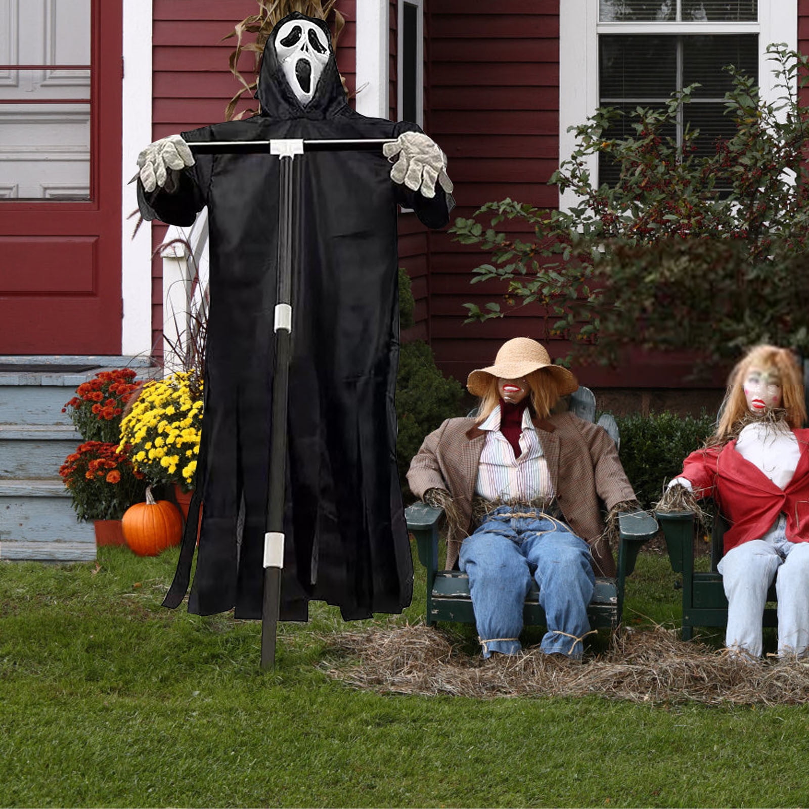 Best Sellers, Home Essentials, Scarecrow Screaming Ghost Halloween ...