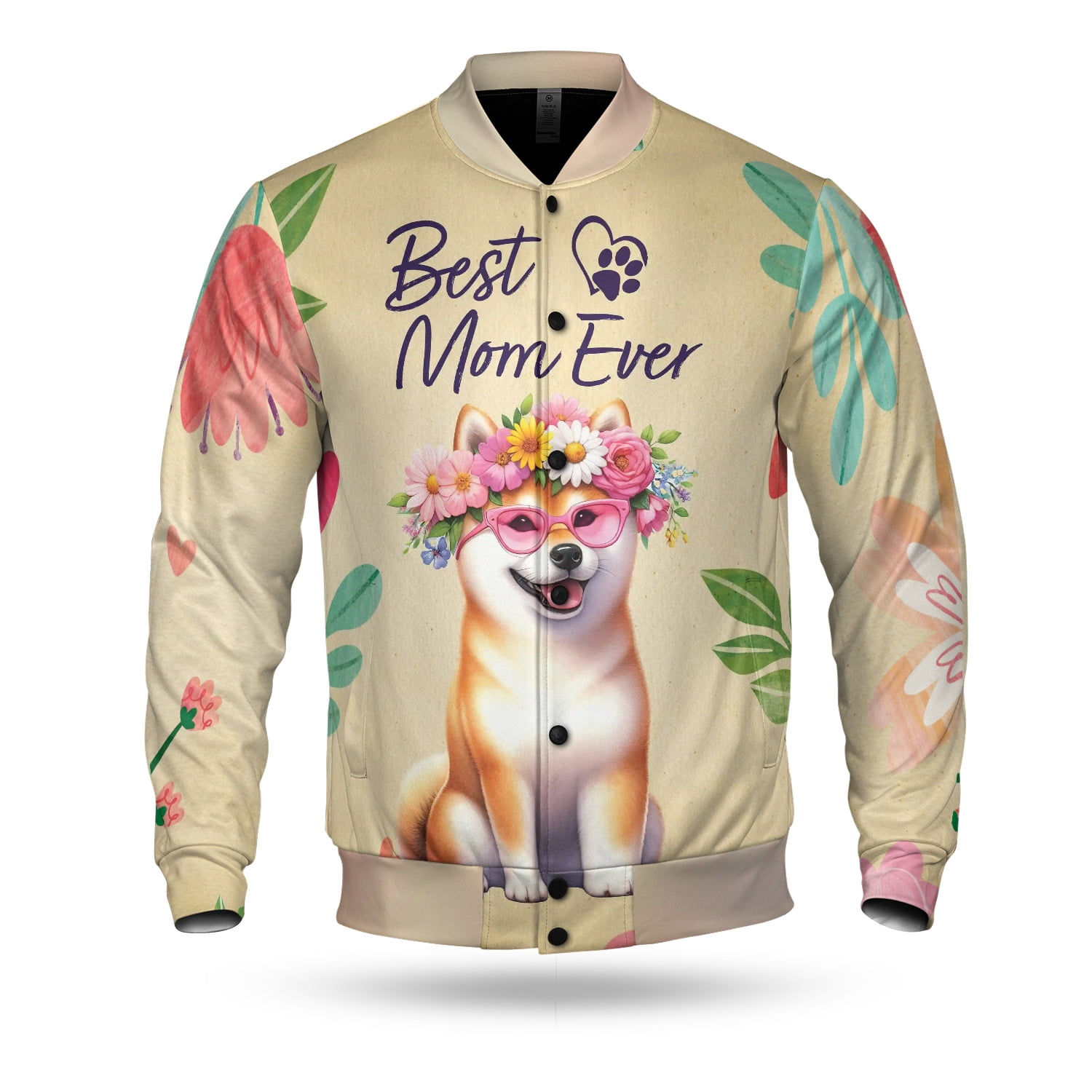 Best Shiba Inu Mom Ever Happy Mother's Day All Over Print 3D Baseball ...