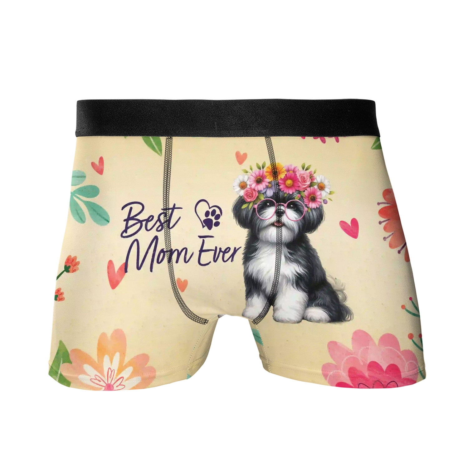 Best Shih Tzu Mom Ever Happy Mother's Day All Over Print Boxer Briefs ...