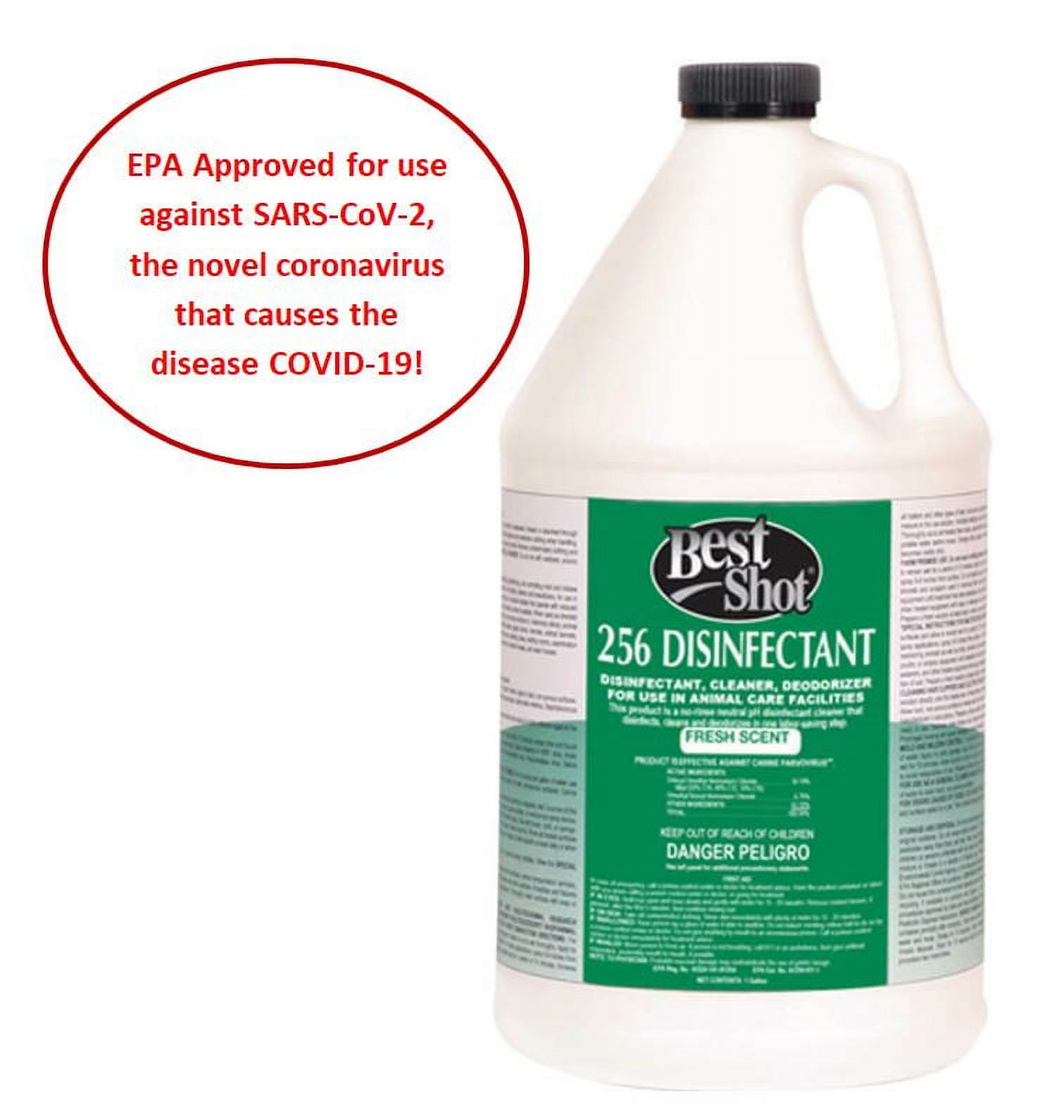 Best Shot 256 Disinfectant, Virucide Cleaner, Fungicide, Deodorizer ...