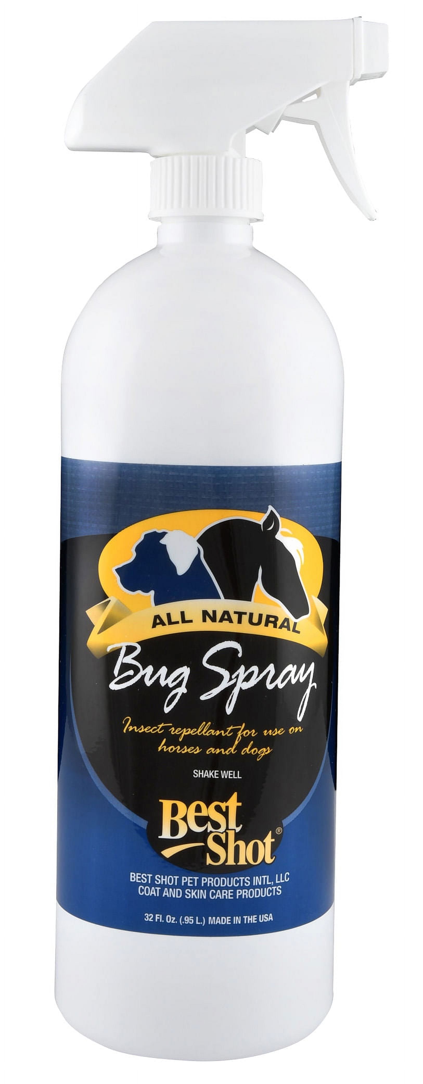 Best Shot All Natural Bug Spray 32oz - Safe for Pets, Pleasant Smell ...