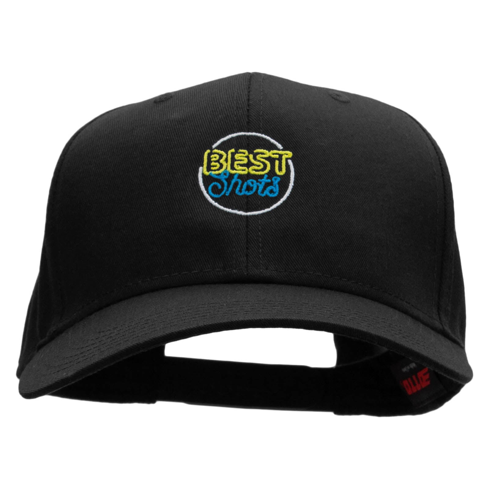 Best Shots Embroidered Cotton Twill Pro Style Cap - Black OSFM ...