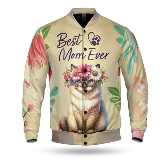 Best Siamese Mom Ever Happy Mother's Day All Over Print 3D Baseball ...