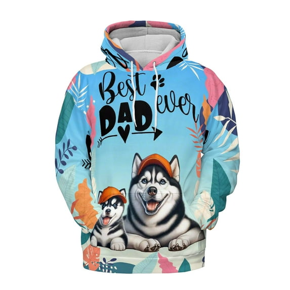 Best Siberian Husky Dad Ever Happy Father's Day All Over Print 3D ...