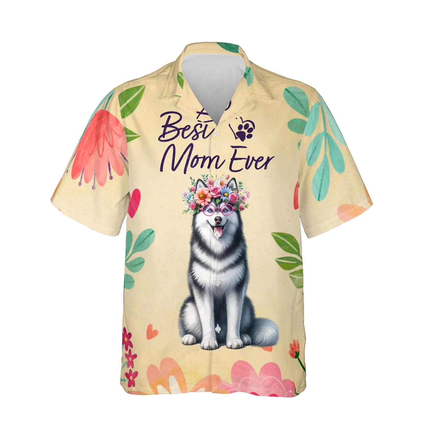 Best Siberian Husky Mom Ever Happy Mother's Day Hawaiian Shirt ...