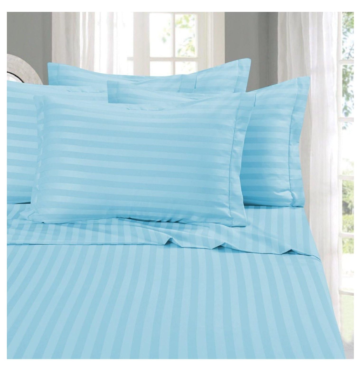 Best, Softest, Coziest STRIPE Sheets Ever! 1500 Premier Hotel Quality ...