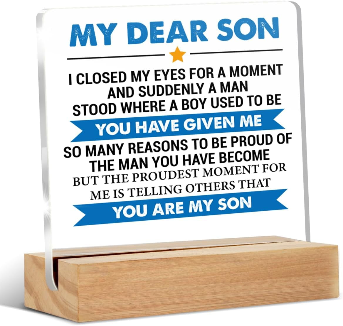 Best Son Gifts, Son Gift From Mom Mother, Gift For Son Birthday ...