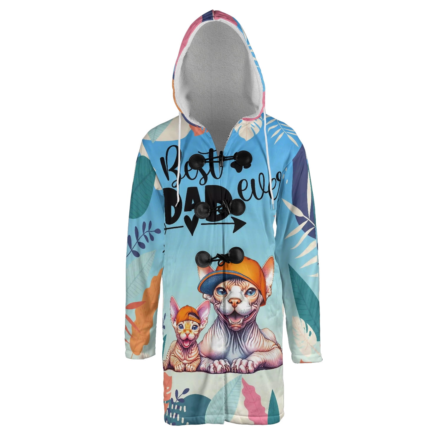 Best Sphynx Dad Ever Happy Father's Day All Over Print 3D Hooded Duffle ...