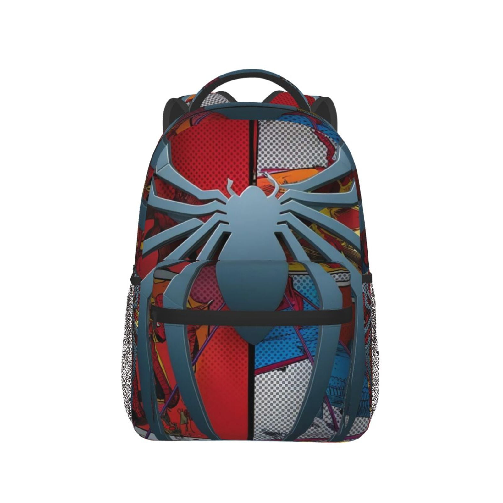 Best Spider-Man Logo Designs Backpack,Polyester Travel Backpack for ...
