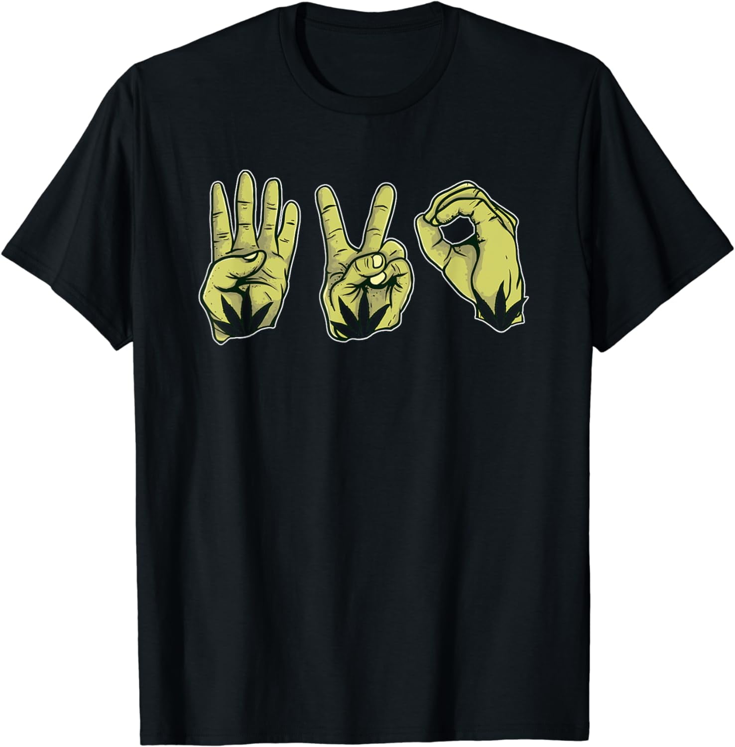 Best Stoner Artwork - 420 Marijuana Gift Weed Lover Reefer T-Shirt ...