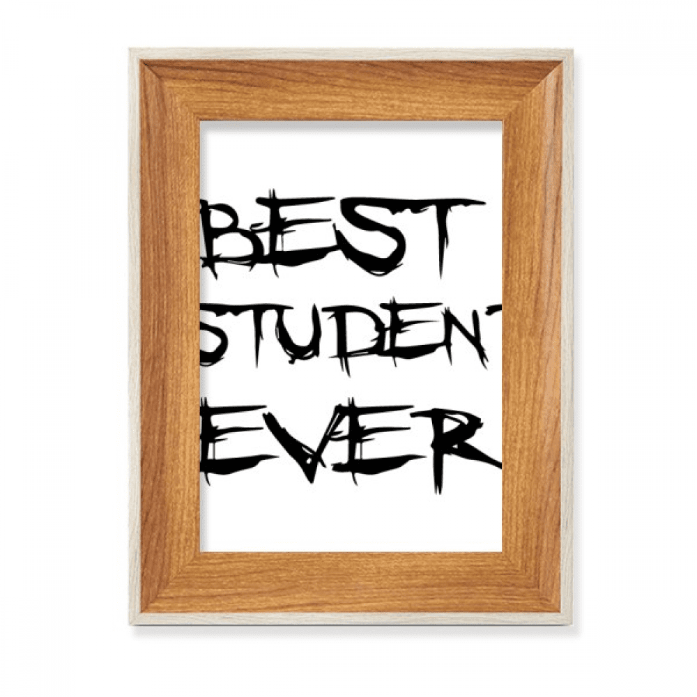 Best Student Ever Teacher Quote Desktop Wooden Photo Frame Display ...