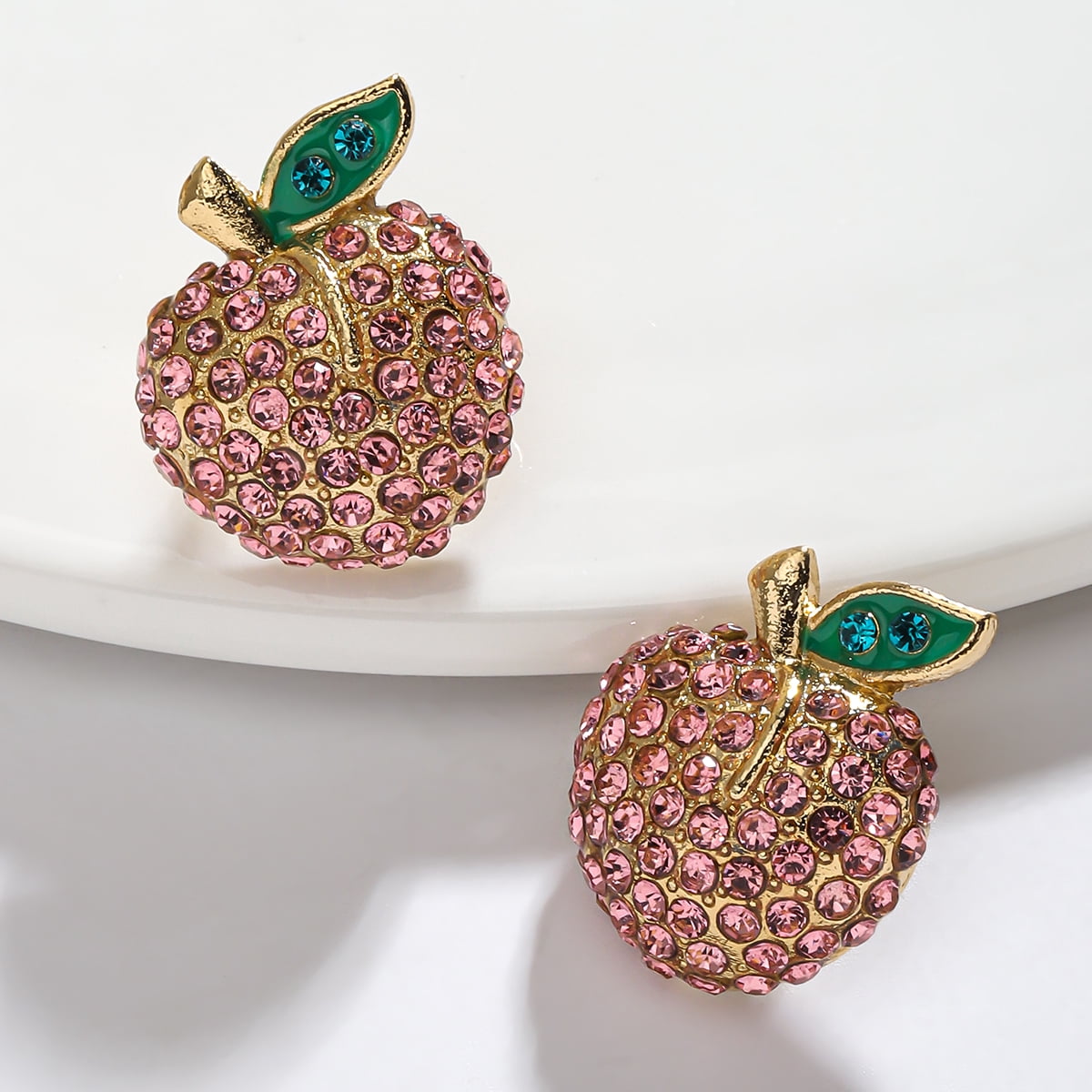 Best Summer Earrings for Women with Diamonds and Fruits Romantic Style ...