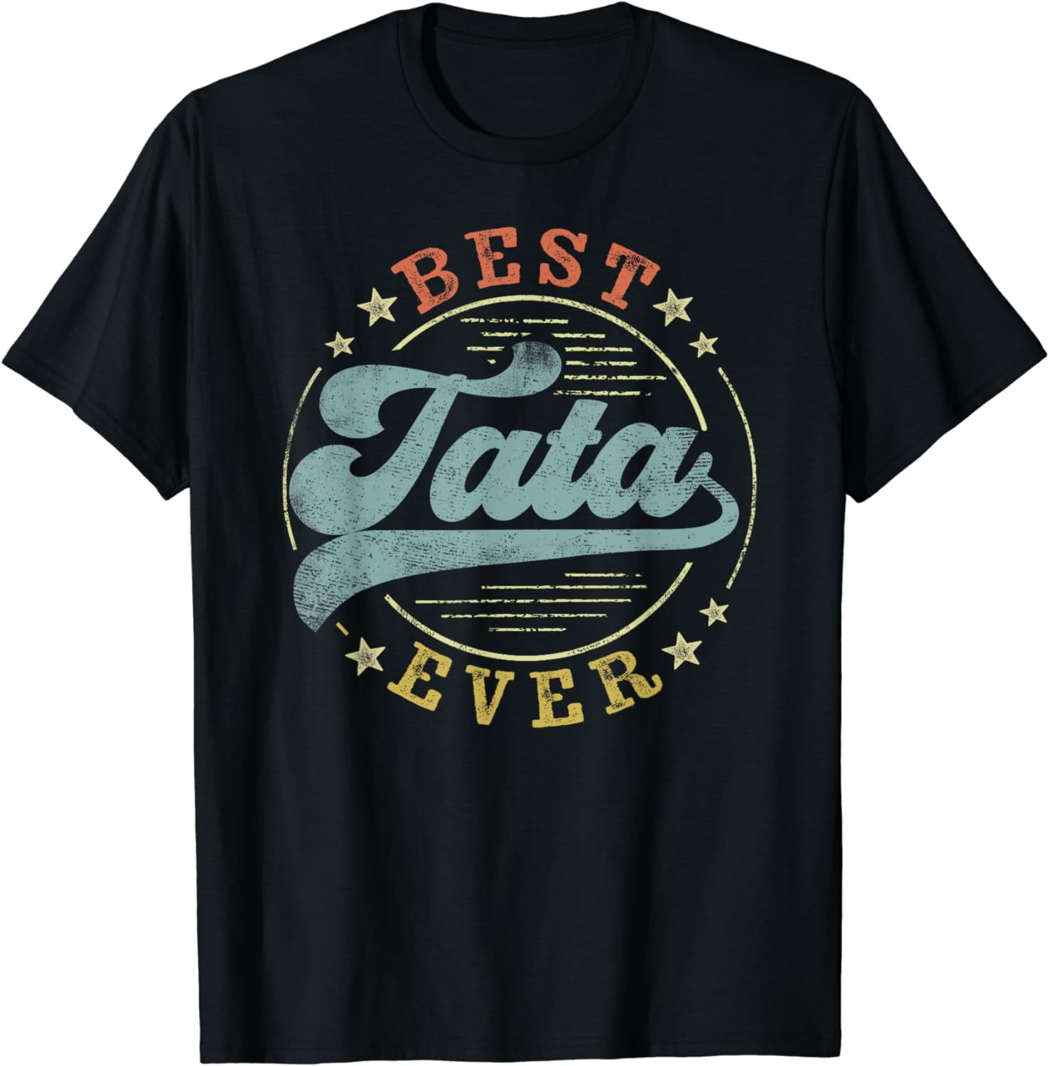 Best Tata Ever Father's Day Tata Gifts Vintage Emblem T-Shirt - Walmart.com
