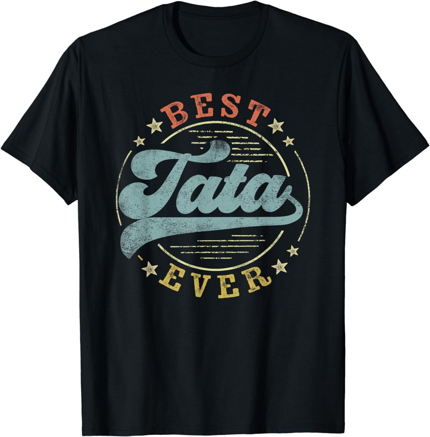 Best Tata Ever Vintage Style Fathers Day Retro Graphic T Shirt Unisex ...