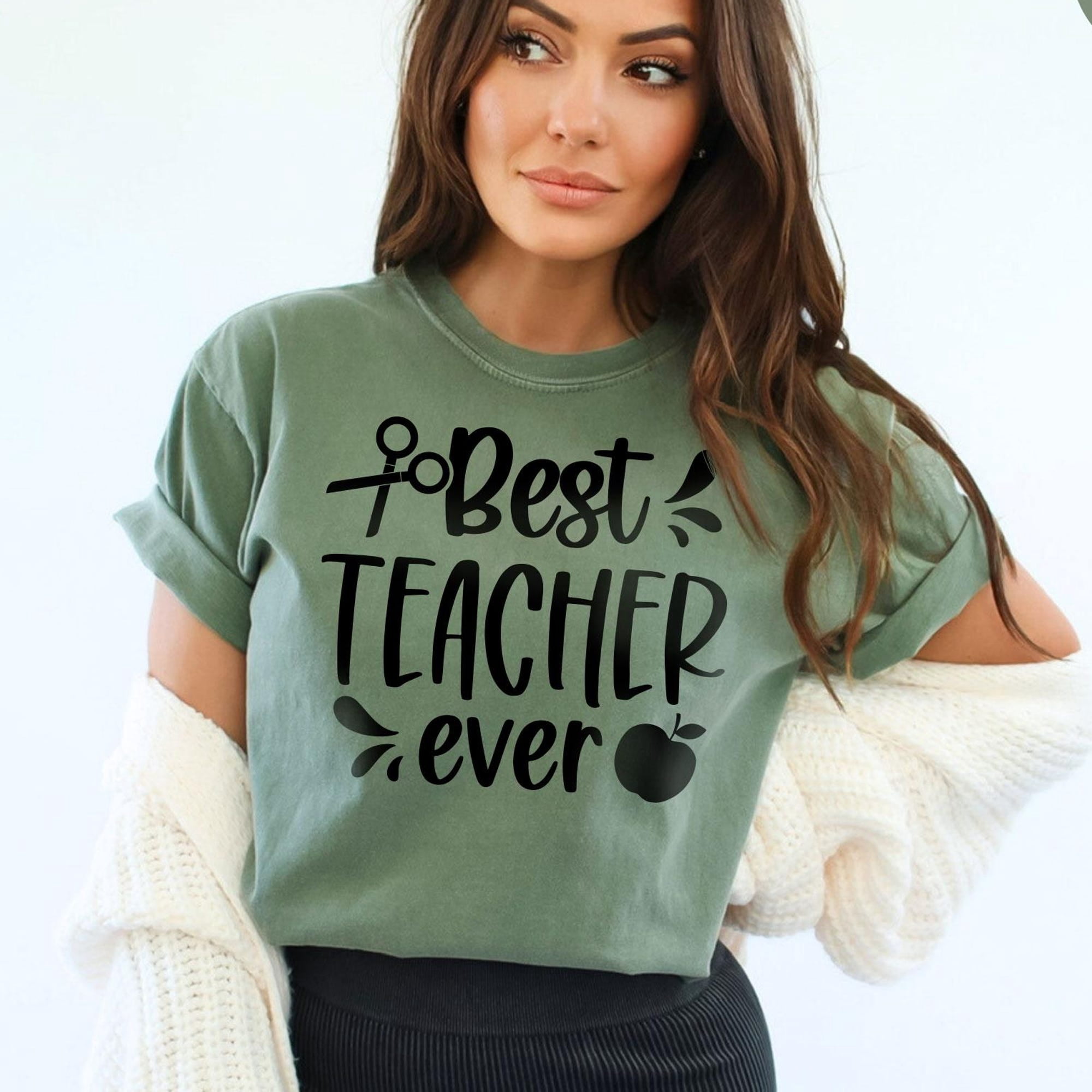 Best Teacher Ever Shirt Teacher Shirt Teacher Life Shirt Teacher ...