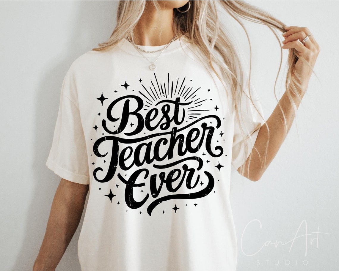 Best Teacher Ever Svg Png, Favorite Teacher Svg Cut, Cricut Or ...