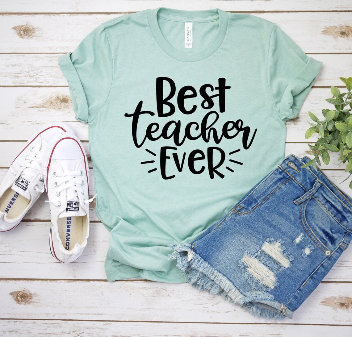 Best Teacher Ever - Teacher Shirt- Kindergarten Teacher - Field Trip ...