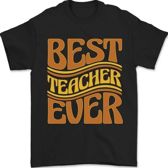 Best Teacher Ever Teaching Maths English Mens S-5XL T-Shirt - Walmart.com