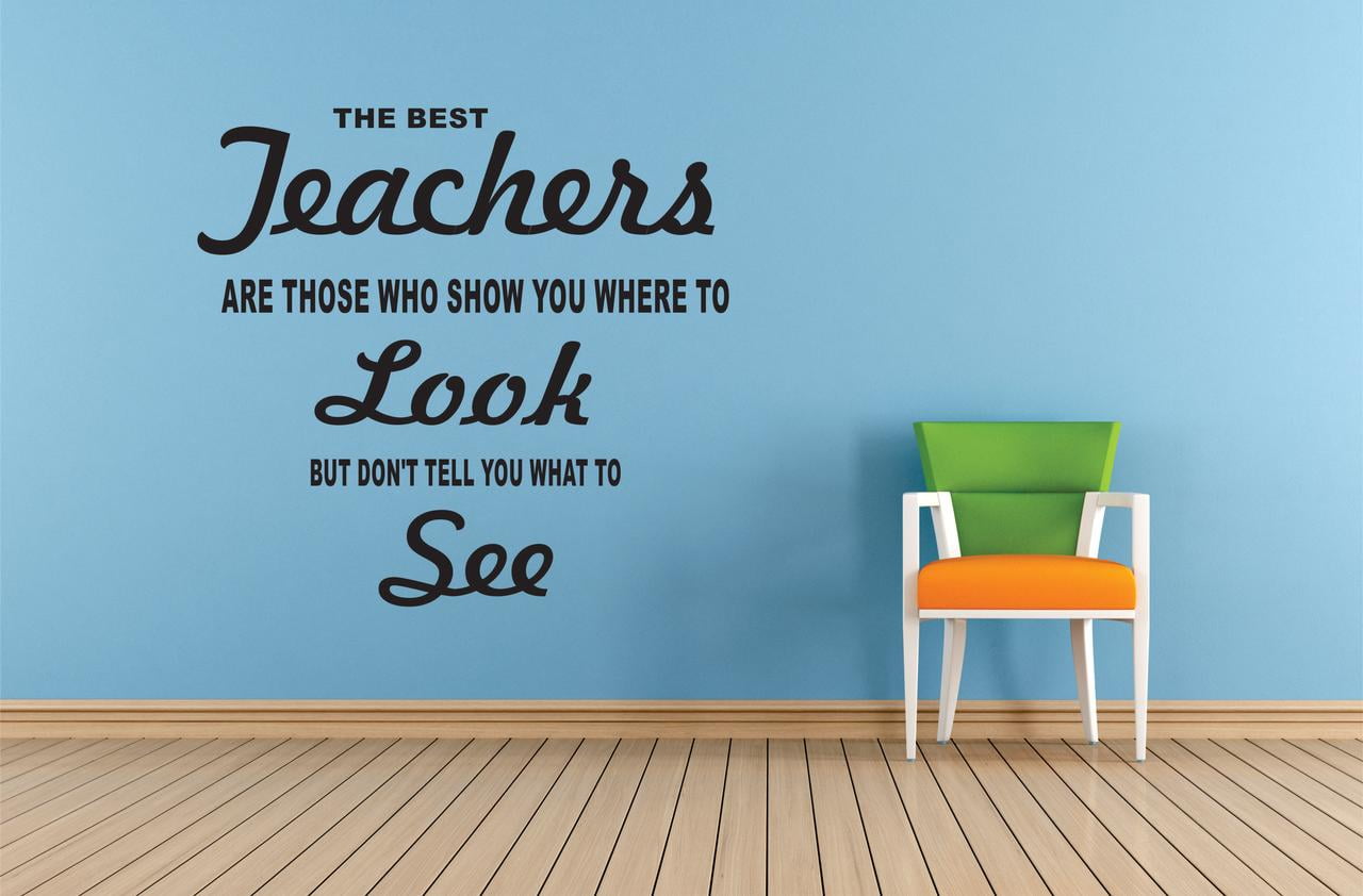 The Best Teachers Are Those Who Show You Where To Look But Dont Tell ...