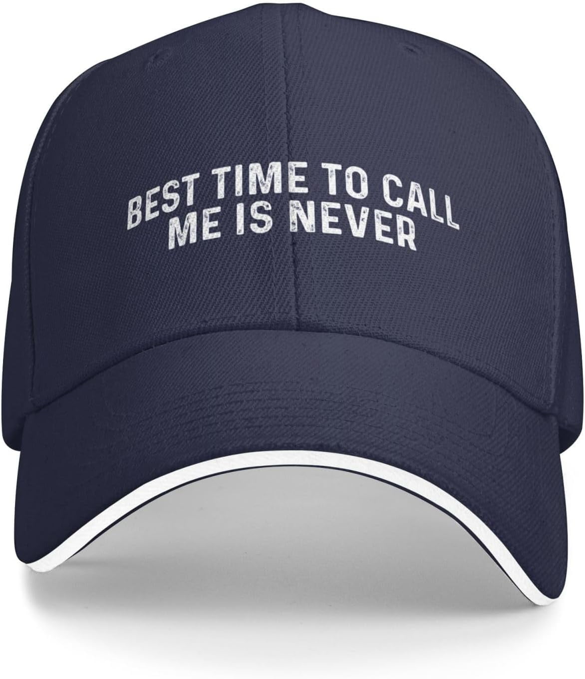 Best Time to Call Me is Never Hat for Men Baseball Caps Cool Cap ...