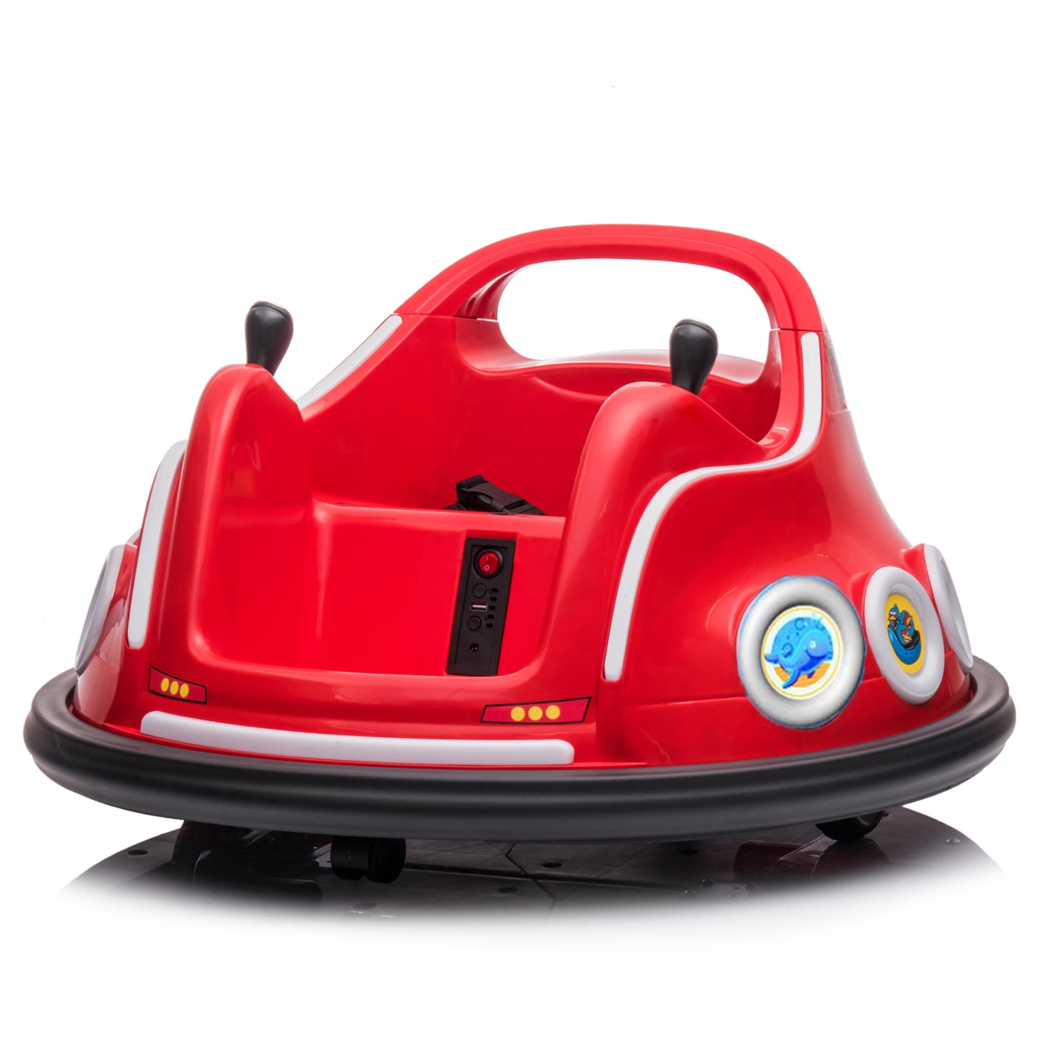 Best Toys! Bumper Car for Kids, 6V Battery Powered Electric Vehicle w/ Remote Control, Safety ...