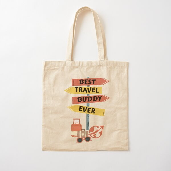 Best Travel Buddy Ever Cotton Tote Bag Canvas Tote Bag, Family Gift For ...