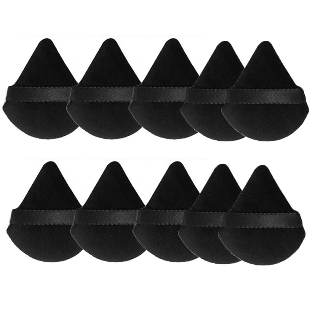 Best-Triangle Velvet Powder Puff Soft Face Makeup blender UK оζ лλ ι ...