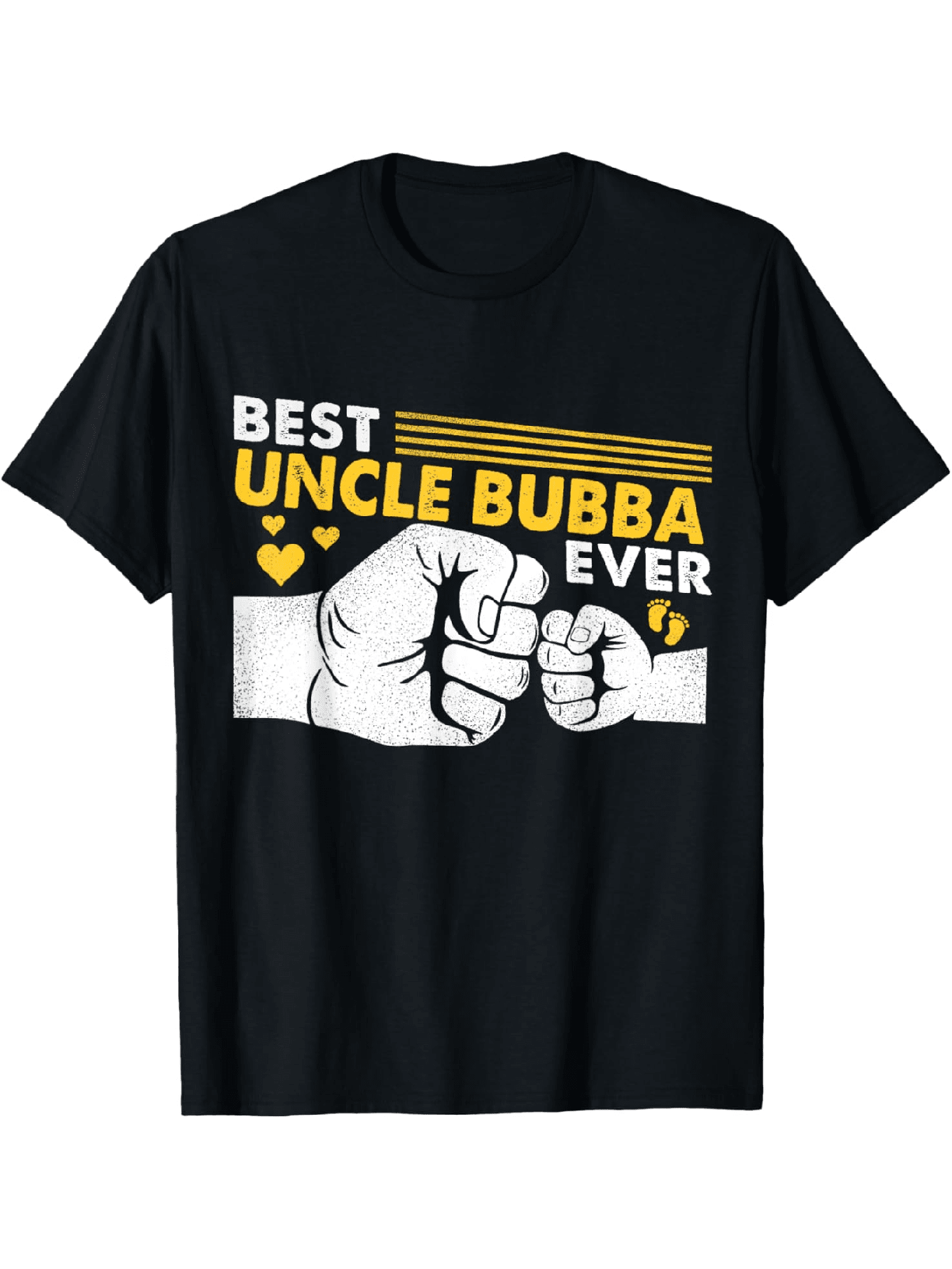 Best Uncle Bubba Ever" Men's Soft and Comfortable 100% Cotton Short-Sleeved T-Shirt for Daily ...