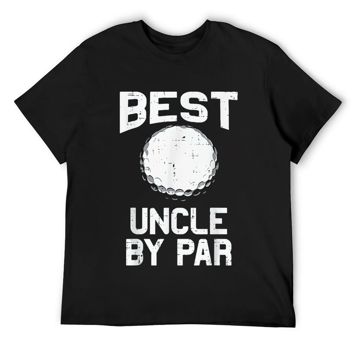 Best Uncle By Par Golf Ball Funny Golfing Player Golfer Men T-Shirt ...