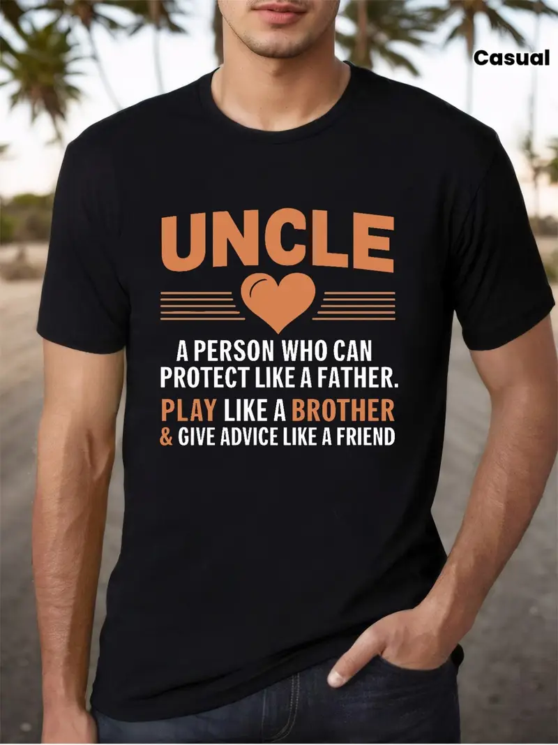 Best Uncle Definition Quote Heart Graphic Men Gift for Uncle 100% ...