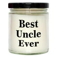 Best Uncle Ever 9oz Vanilla Soy Candle for Graduation Gift from Family ...