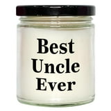 Best Uncle Ever 9oz Vanilla Soy Candle for Graduation Gift from Family ...