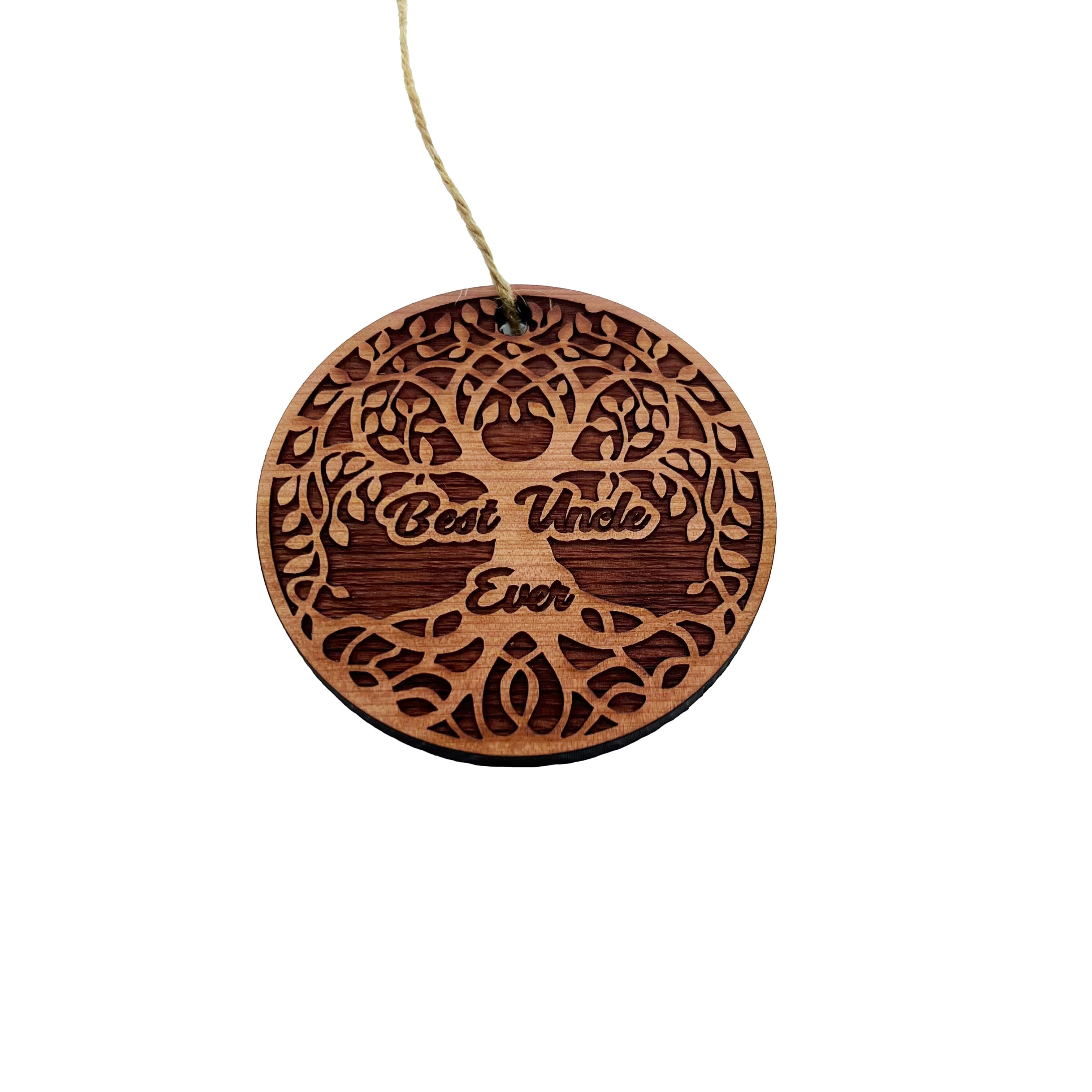 Best Uncle Ever Celtic Tree of Life - Cedar Ornament - Walmart.com