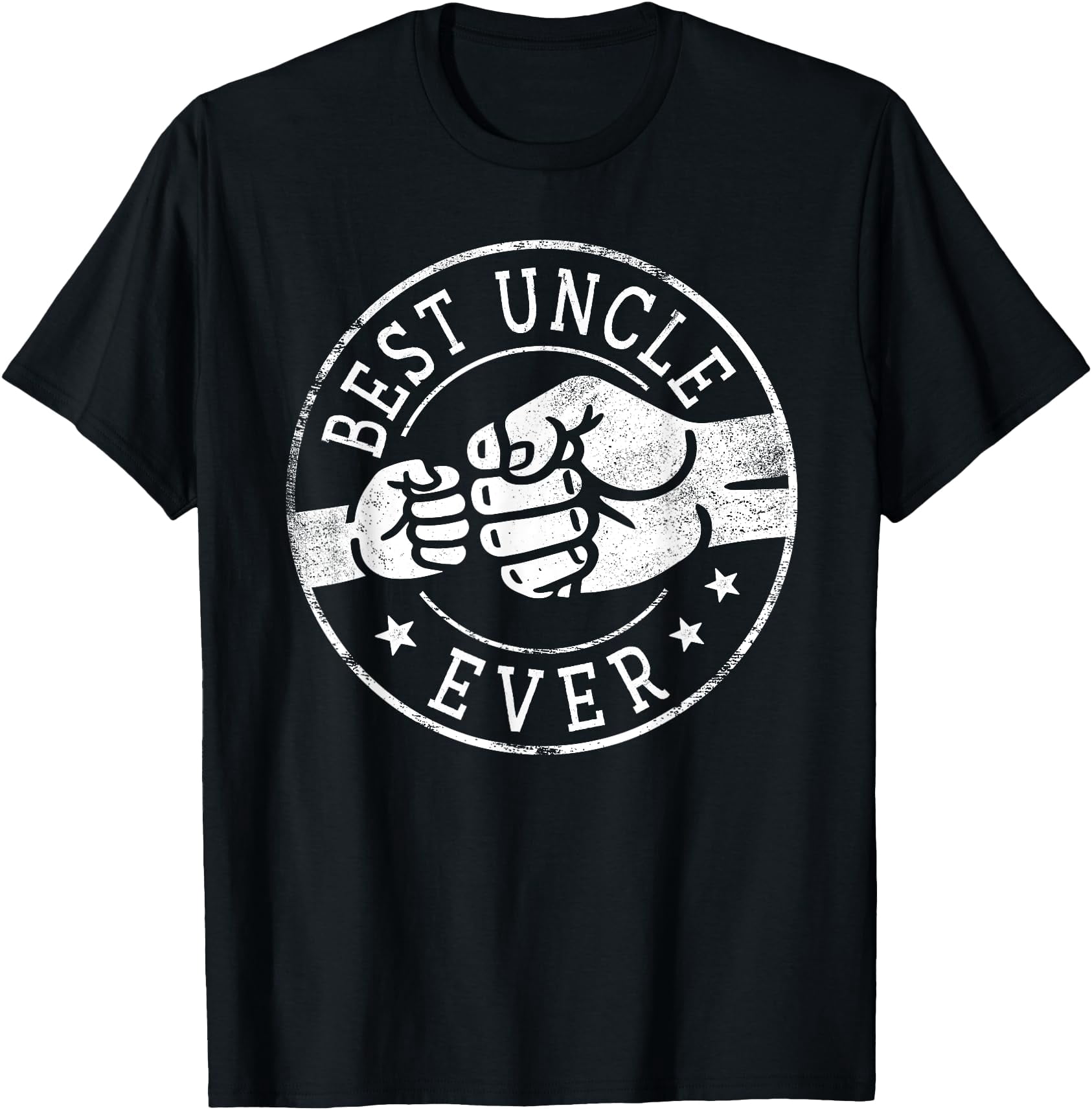 Best Uncle Ever Fist Bump Emblem T-Shirt - Thoughtful Gift for Uncles ...