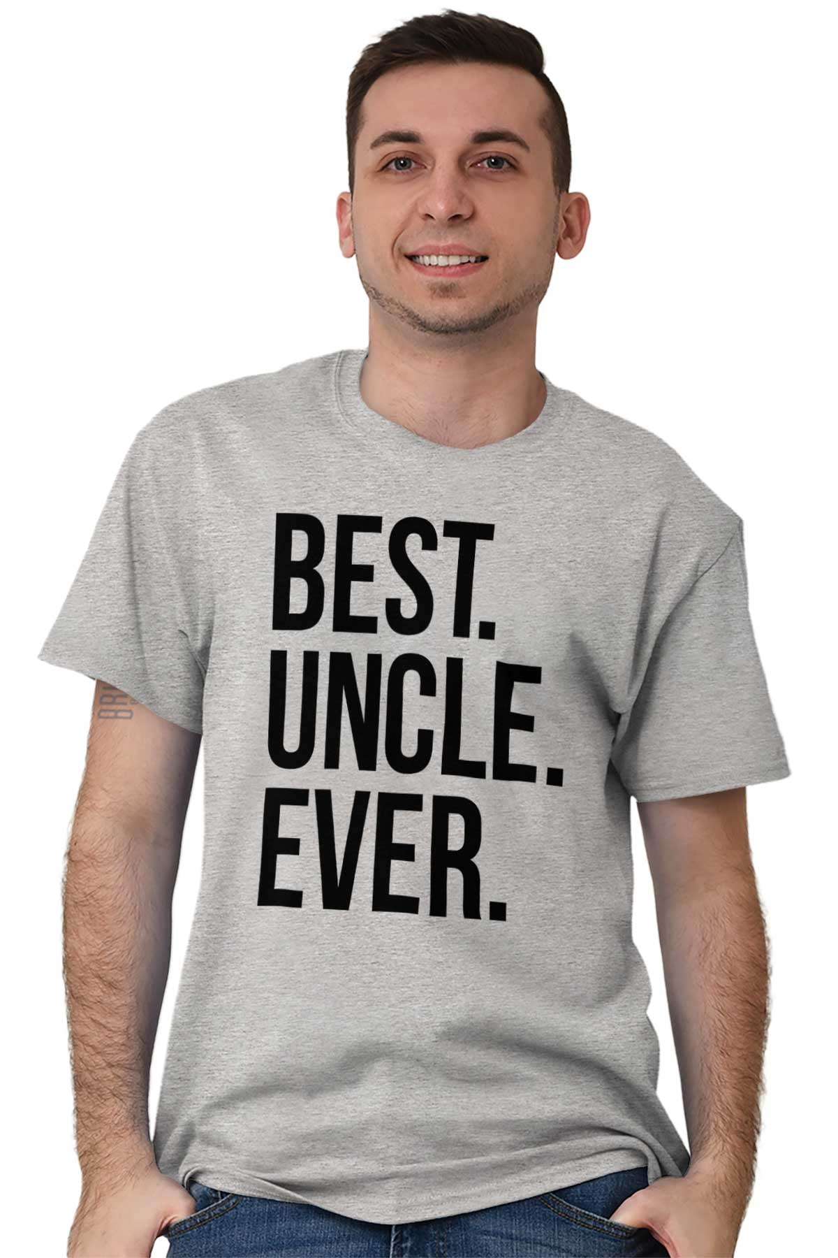 Best Uncle Ever Niece Nephew Men's Graphic T Shirt Tees Brisco Brands M - Walmart.com