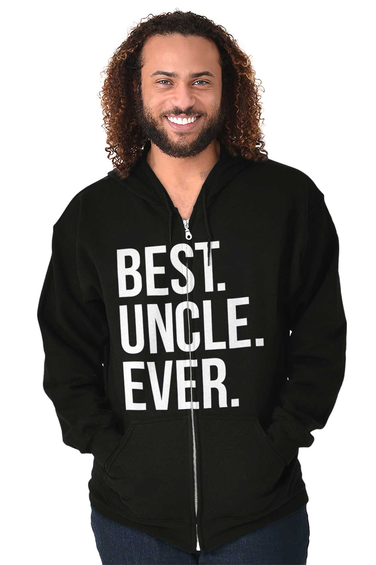 Best Uncle Ever Niece Nephew Men Big & Tall Zip Hoodie Brisco Brands 2X - Walmart.com