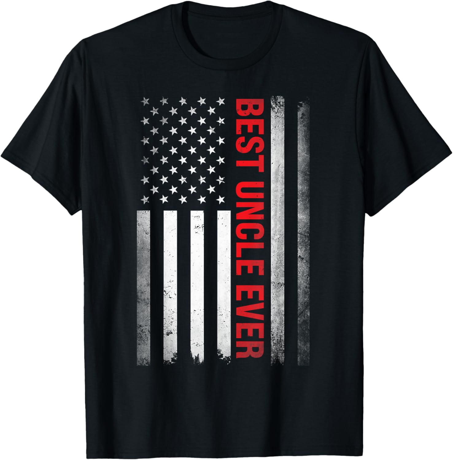 Best Uncle Ever USA Flag Funny Uncle T-Shirt - Walmart.com