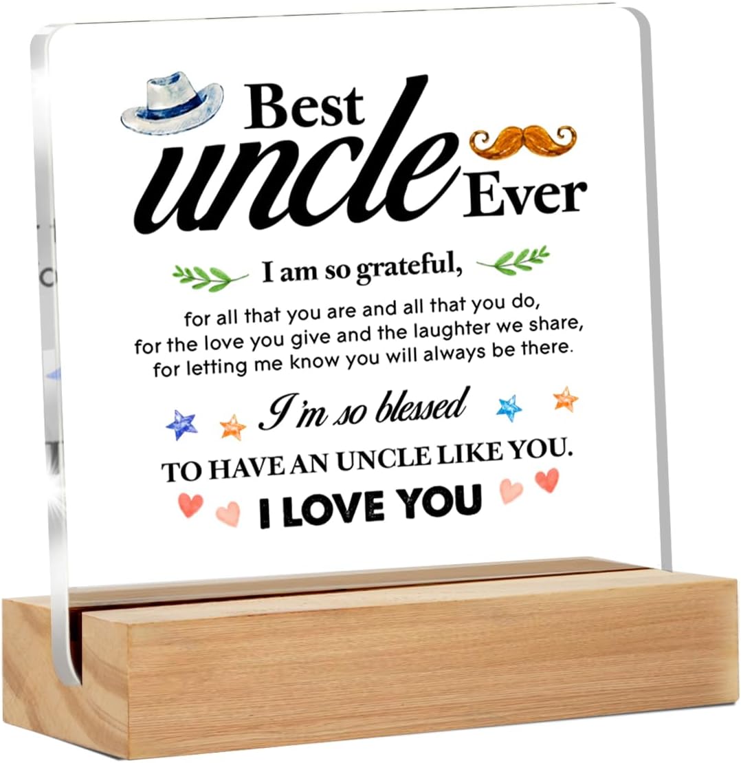 Best Uncle Gifts From Niece Nephew, Gifts for Uncle Birthday Christmas ...