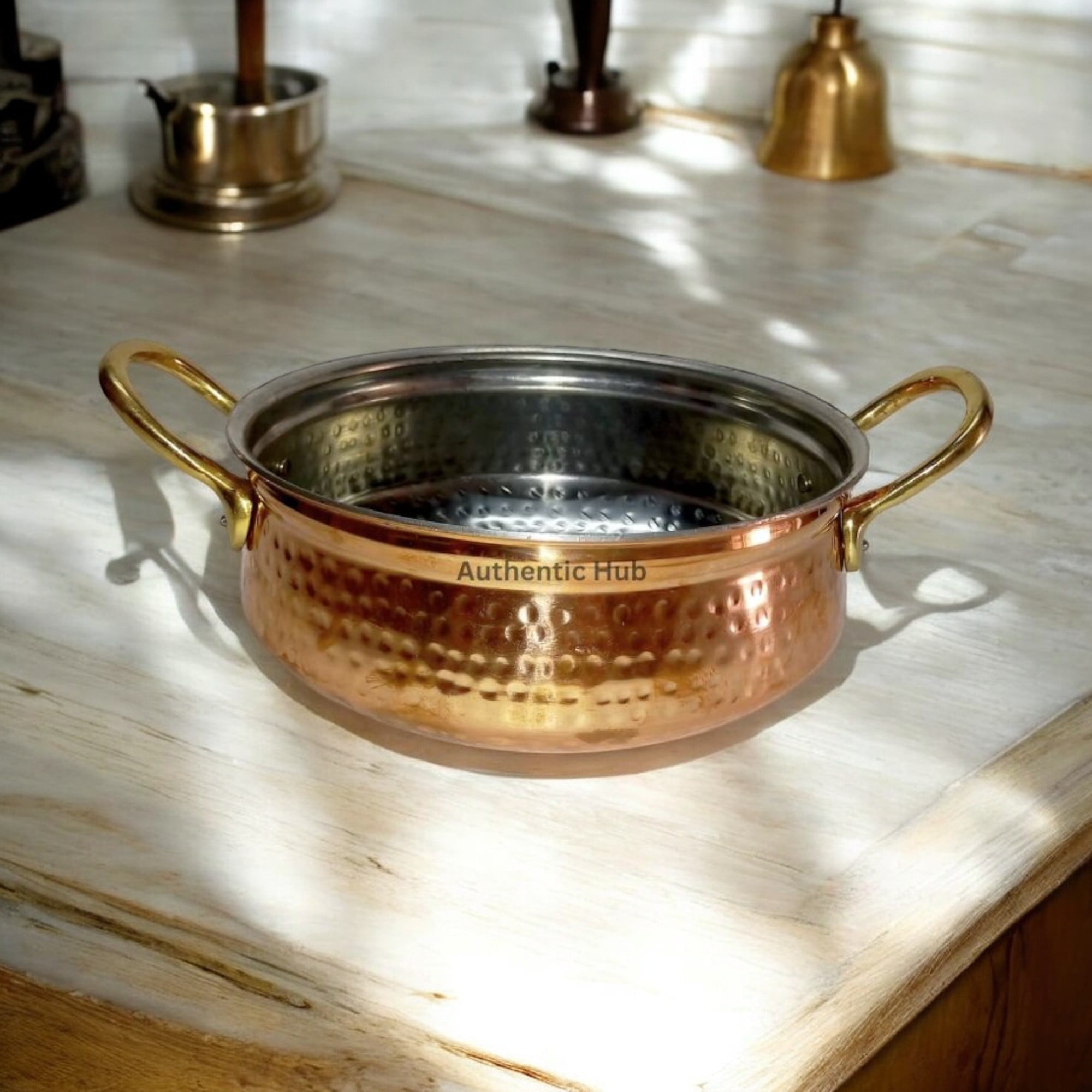 Best Valentines Gifts, Copper Kadhai, Karahi, Serving Utensils ...