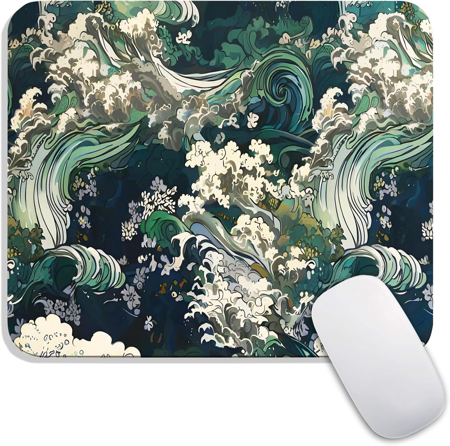 Best Value Japanese Art Square Custom Mouse Pad, Premium Lycra Cloth ...