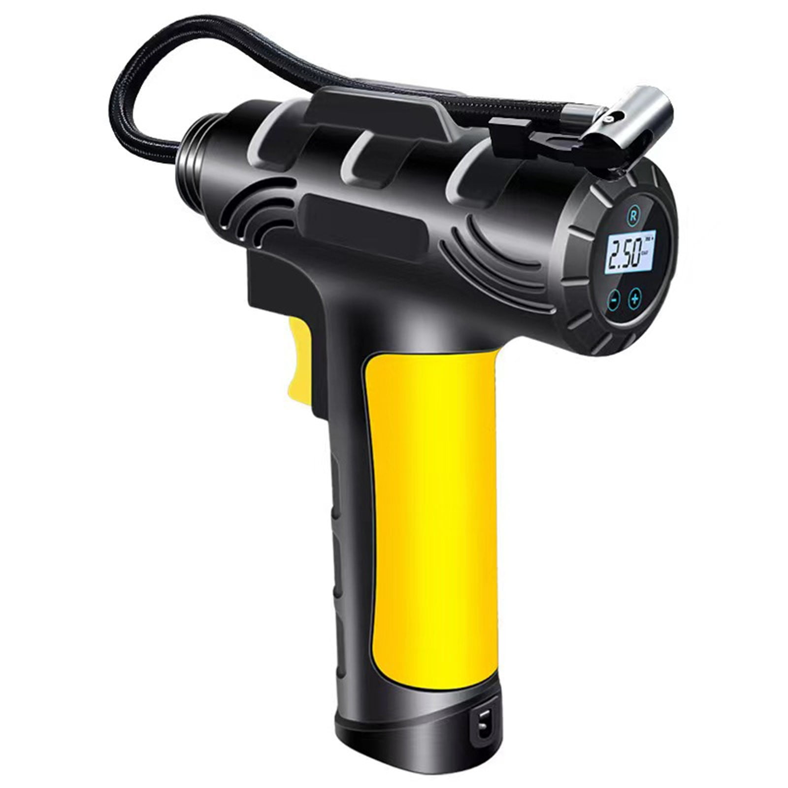 Best Value Tool Deals Universal Tire Inflator Portable Air Compressor 120W Portable Handheld Air ...