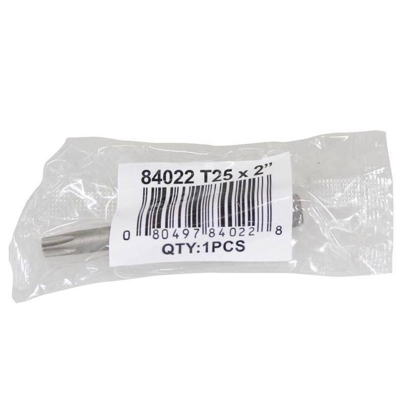 Best Way Tools T25 Torx Power Bit 0.25 in. Dia. x 2 in. L 150 per box ...